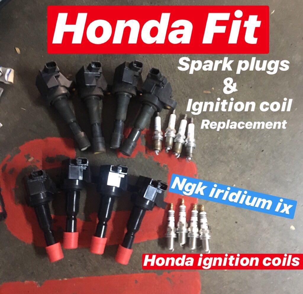 Honda fit plug + coils replacement, Car Accessories, Accessories on ...