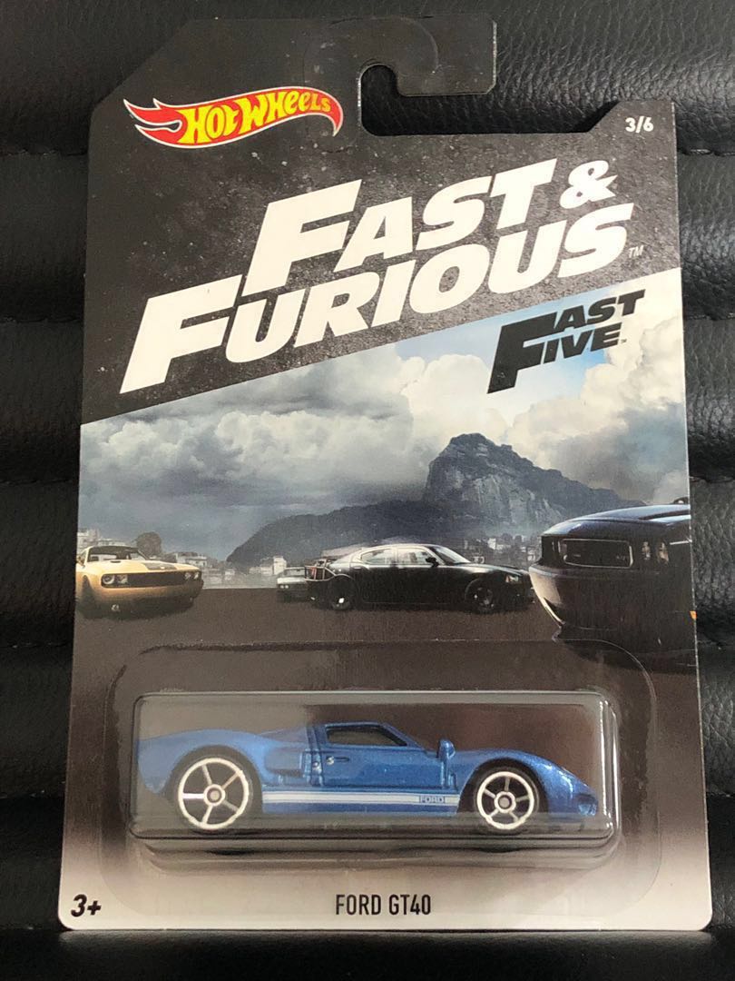 Hot Wheels Fast & Furious Fast Five Ford GT40, Hobbies & Toys, Toys ...