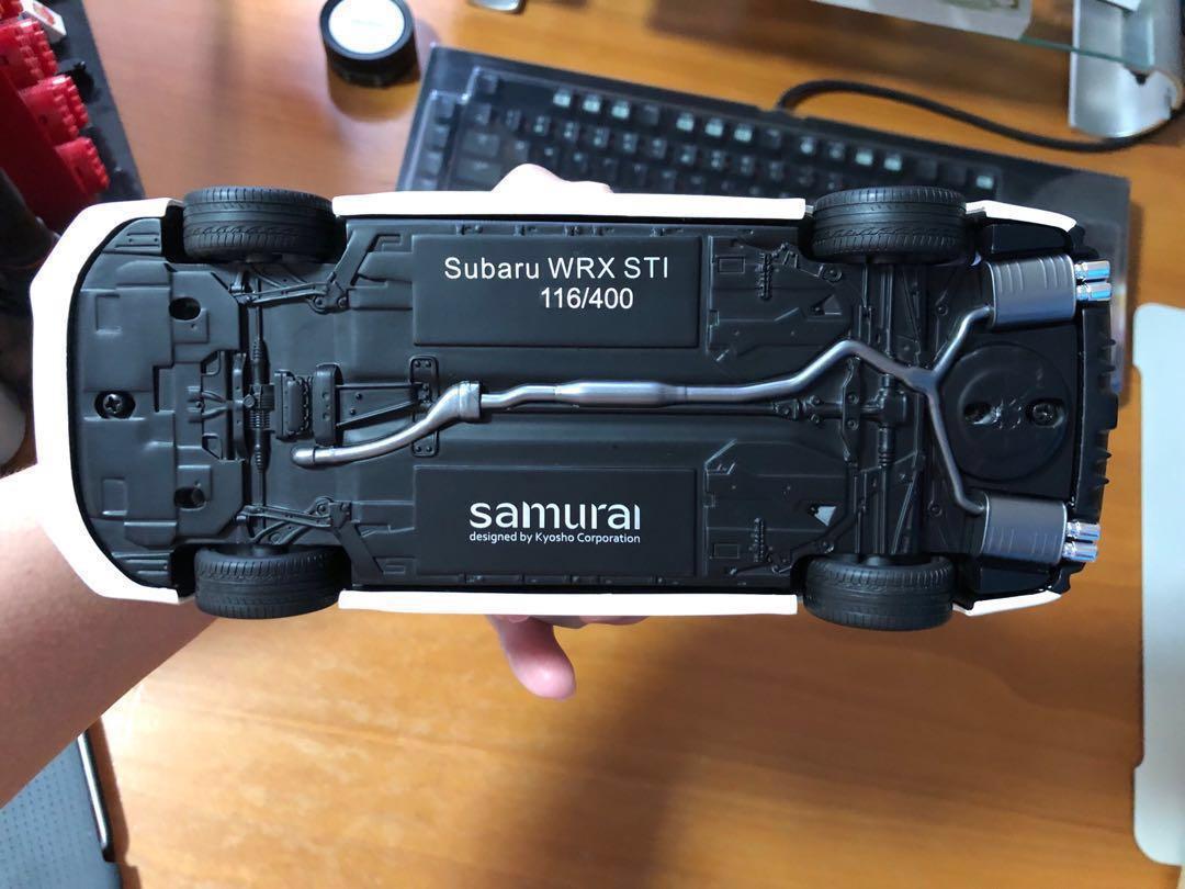 Kyosho SAMURAI 1/18 Subaru WRX STI Type S White, Hobbies & Toys, Toys ...