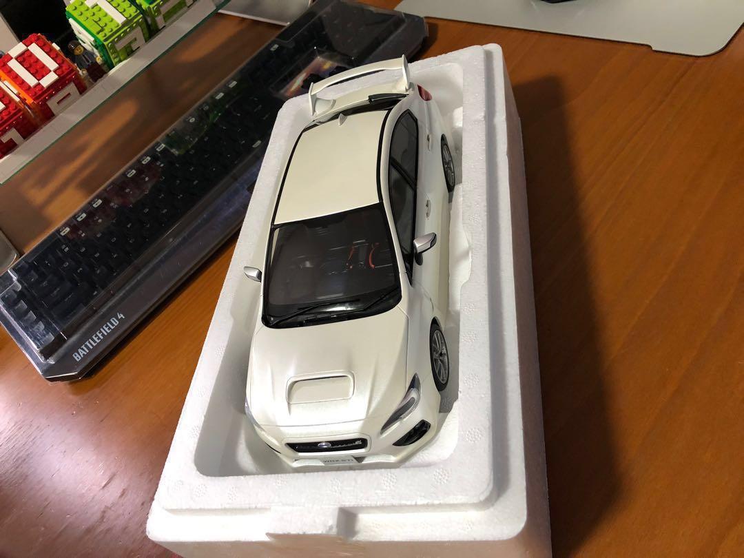 Kyosho SAMURAI 1/18 Subaru WRX STI Type S White, Hobbies & Toys, Toys ...