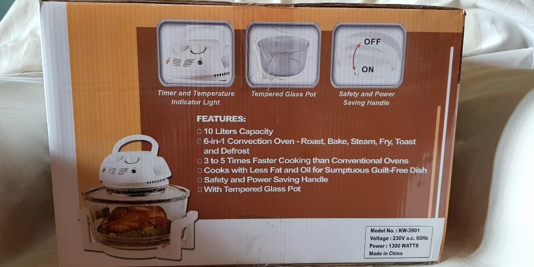 Kyowa convection oven, Furniture & Home Living, Kitchenware & Tableware ...