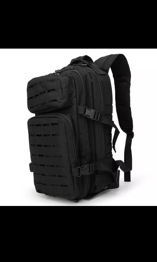 Laser cut molle tactical camo military backpack, Men's Fashion, Bags ...