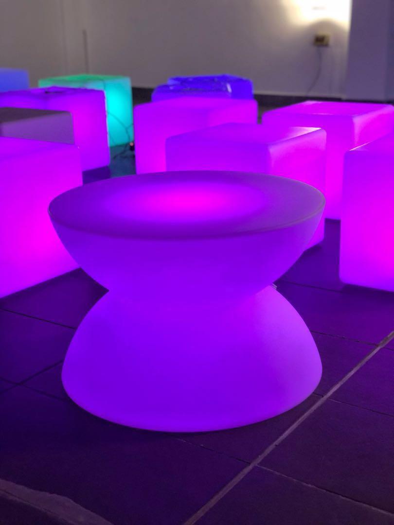 LED Round Table (Outdoor) — Sale, Furniture, Tables & Chairs on Carousell