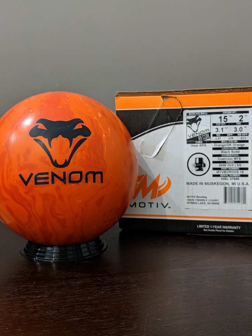 NEW Venom Recoil 15lbs, Sports Equipment, Sports & Games, Billiards ...
