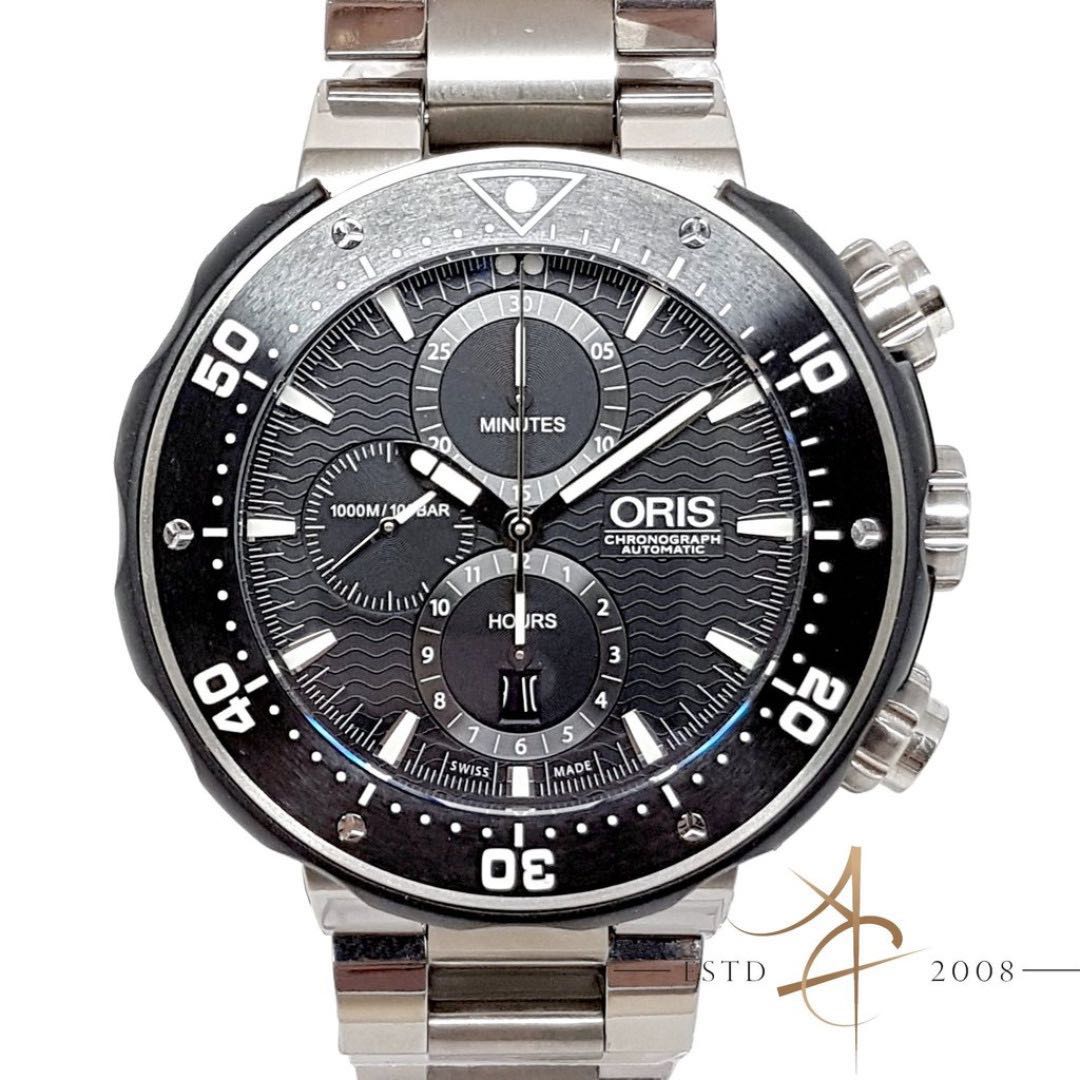 Oris Titanium ProDiver Set Automatic Chronograph Watch Full Set, Luxury ...