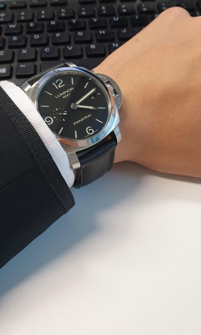 PANERAI LUMINOR GMT PAM 320, Luxury, Watches on Carousell