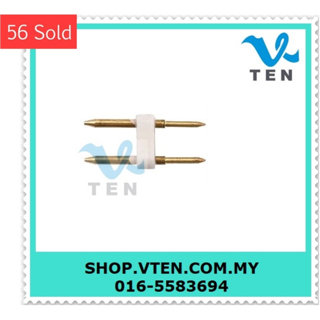 Pin Distance 11mm 2 pin Copper Pin Connector For LED Strip Tube, TV ...