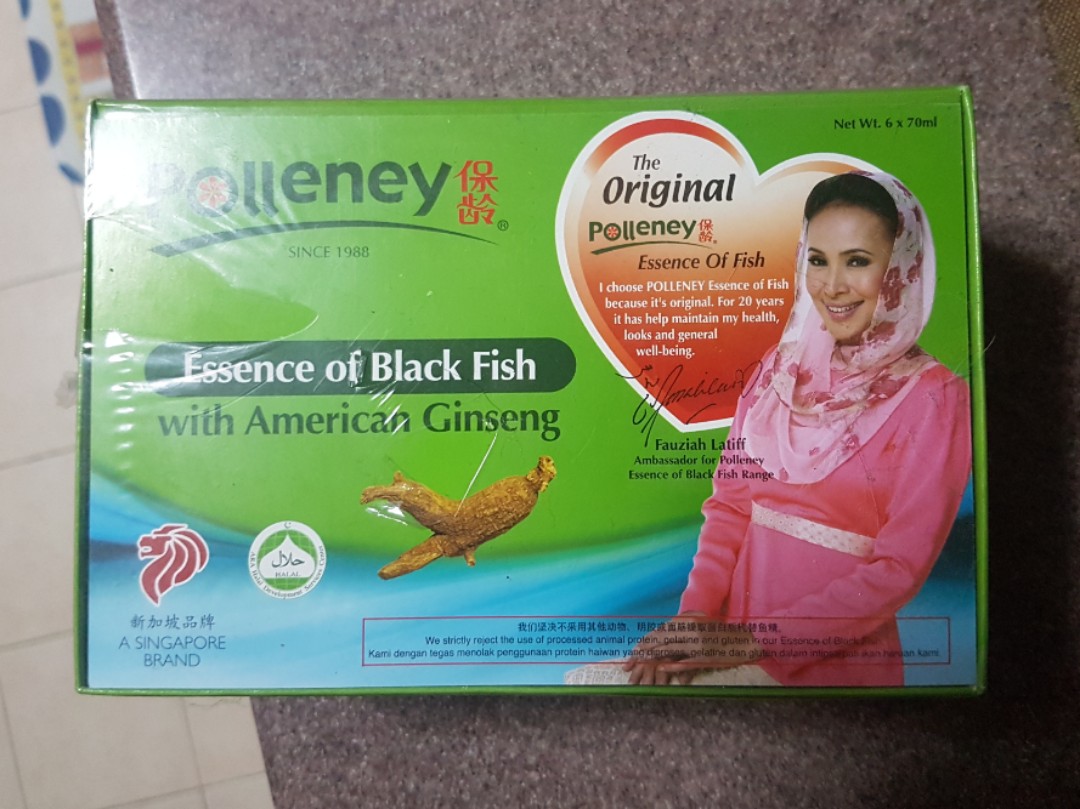 Polleney Essence of Black Fish, Health & Nutrition, Health Supplements ...