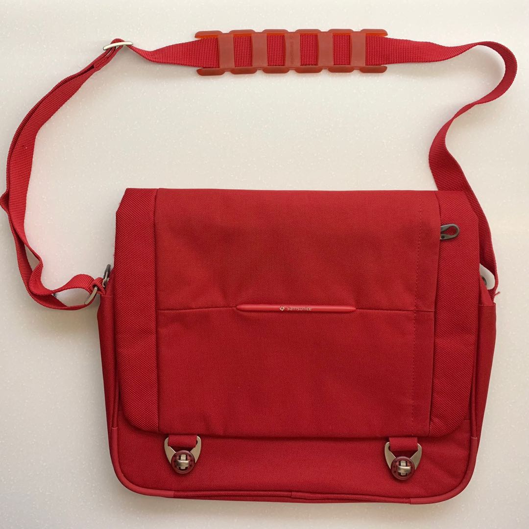 Samsonite Red Messenger Bag, Women's Fashion, Bags & Wallets, Cross ...