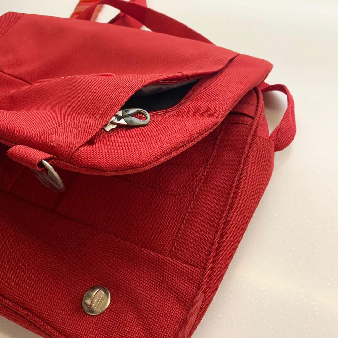Samsonite Red Messenger Bag, Women's Fashion, Bags & Wallets, Cross ...