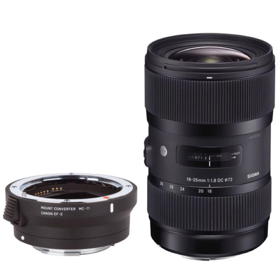 Sigma 18-35 1.8 + MC-11 for sony E-mount, Photography, Lens & Kits on ...