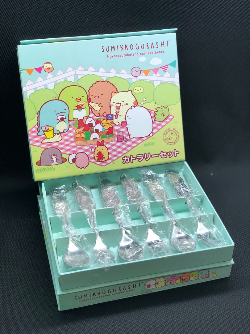 Sumikko Garashi Cutlery Set (Toreba), Furniture & Home Living ...