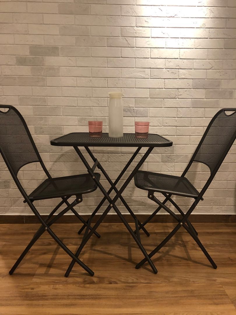 Table and Chair for couple, Furniture & Home Living, Furniture, Tables ...