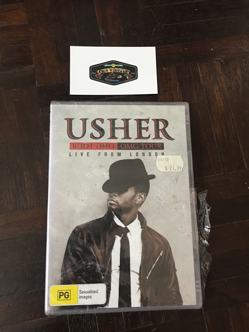 Usher live from London OMG Tour, Hobbies & Toys, Music & Media, CDs ...