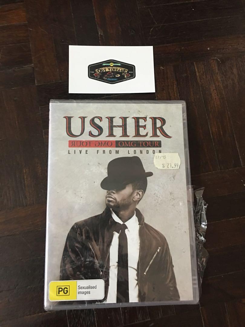 Usher live from London OMG Tour, Hobbies & Toys, Music & Media, CDs & DVDs on Carousell