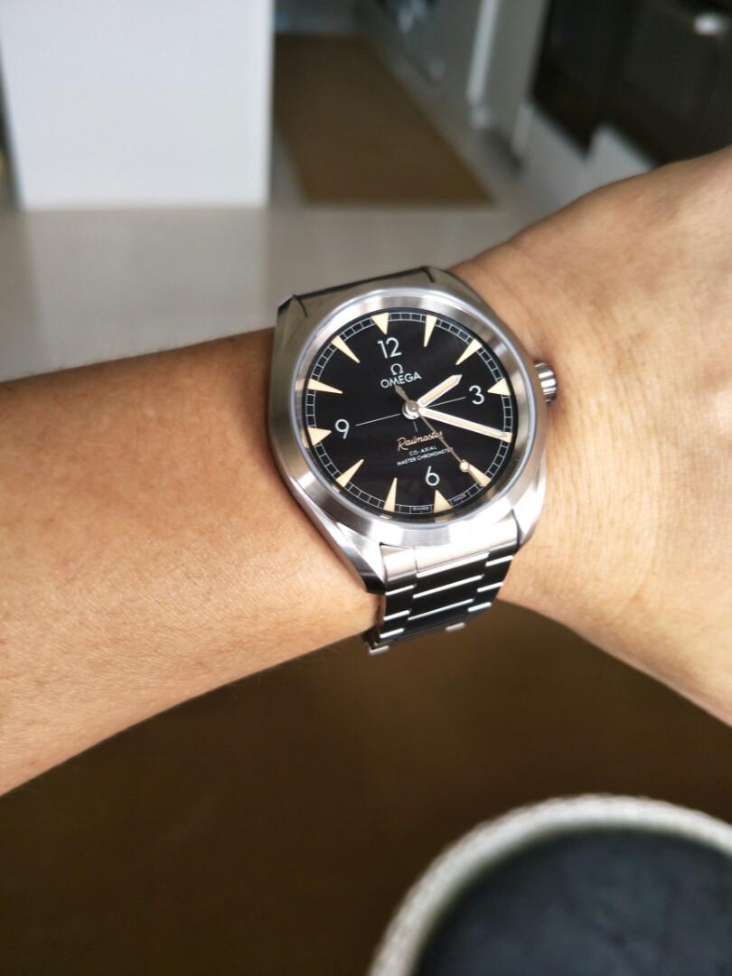 Very mint Omega Railmaster, Black Dial with Orange Lolipop hand, Master ...