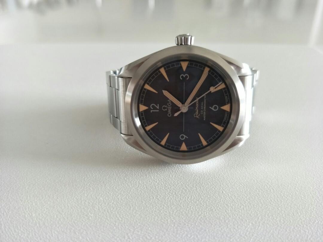 Very mint Omega Railmaster, Black Dial with Orange Lolipop hand, Master ...