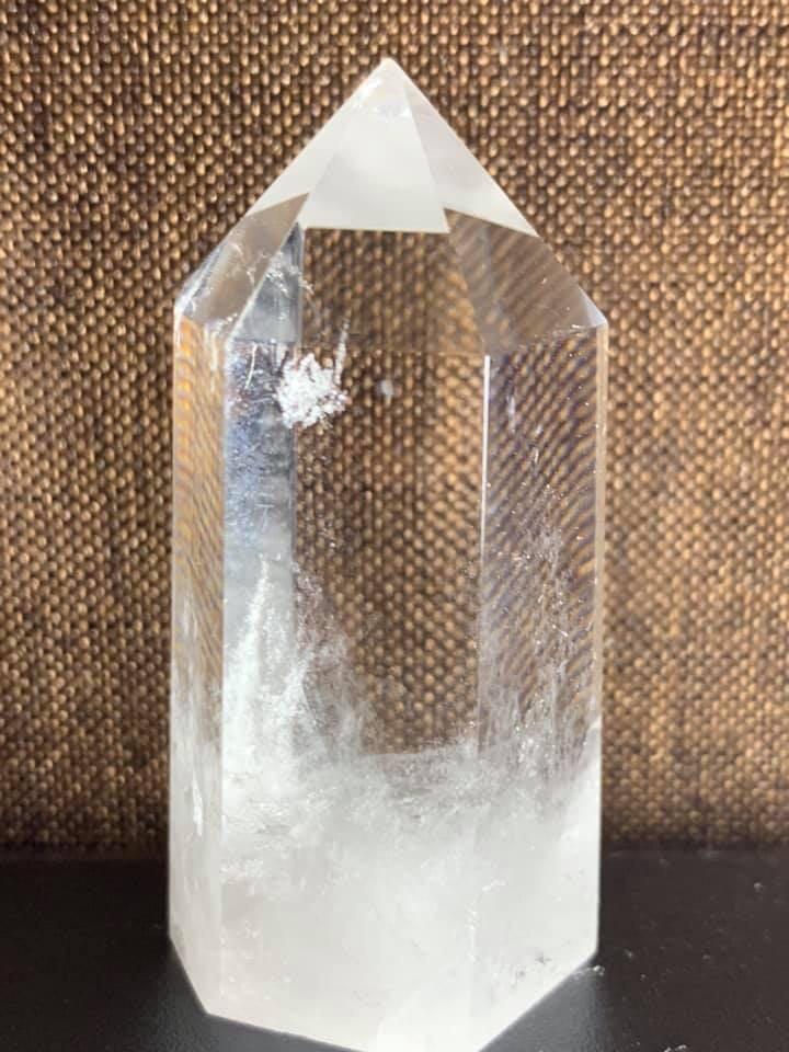 White Quartz with Rare Angel Feather Inclusions. W1, Vintage ...