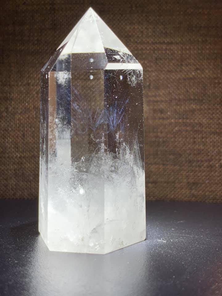 White Quartz with Rare Angel Feather Inclusions. W1, Vintage ...