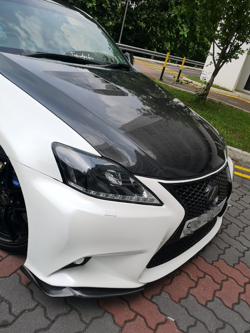 Used for 3 days Carbon Fibre Bonnet for Lexus IS250, Car Accessories ...