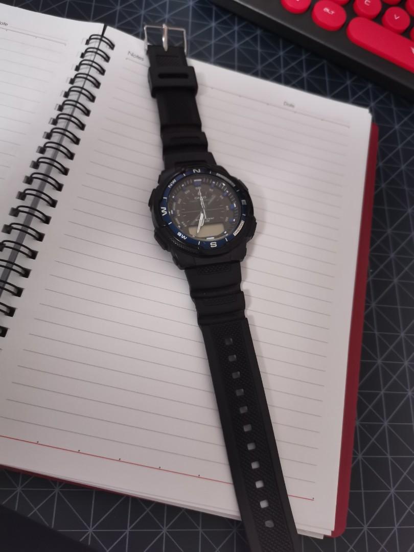 Casio sgh-500 sport temperature and direction, Men's Fashion, Watches ...