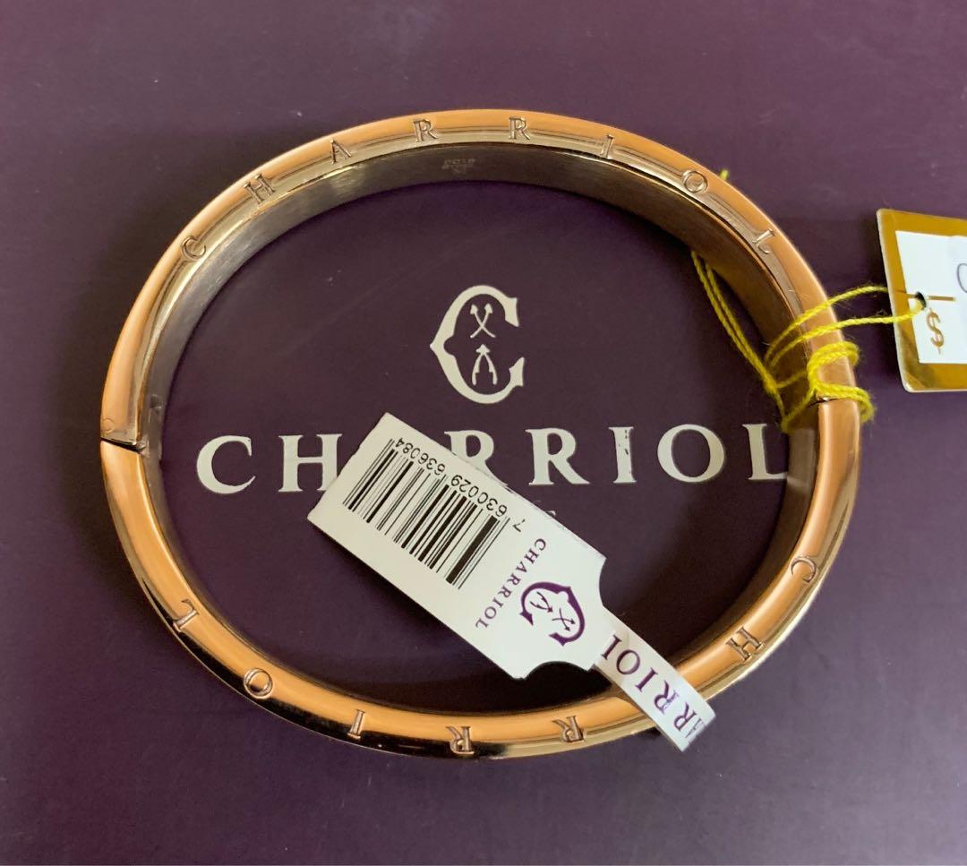 Charriol Bangle Forever Waves in pink gold BNWT, Luxury, Accessories on ...