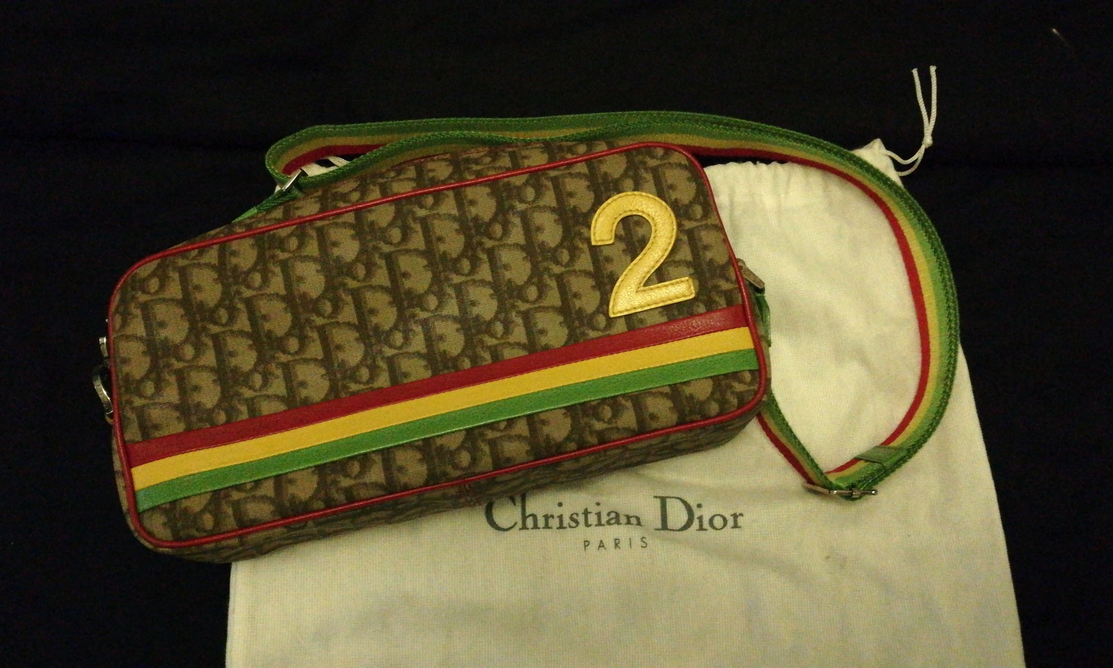 Christian Dior Rasta Monogram Sling, Luxury, Bags & Wallets on Carousell