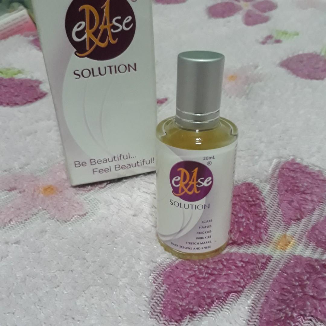 Erase Solution, Beauty & Personal Care, Face, Face Care on Carousell