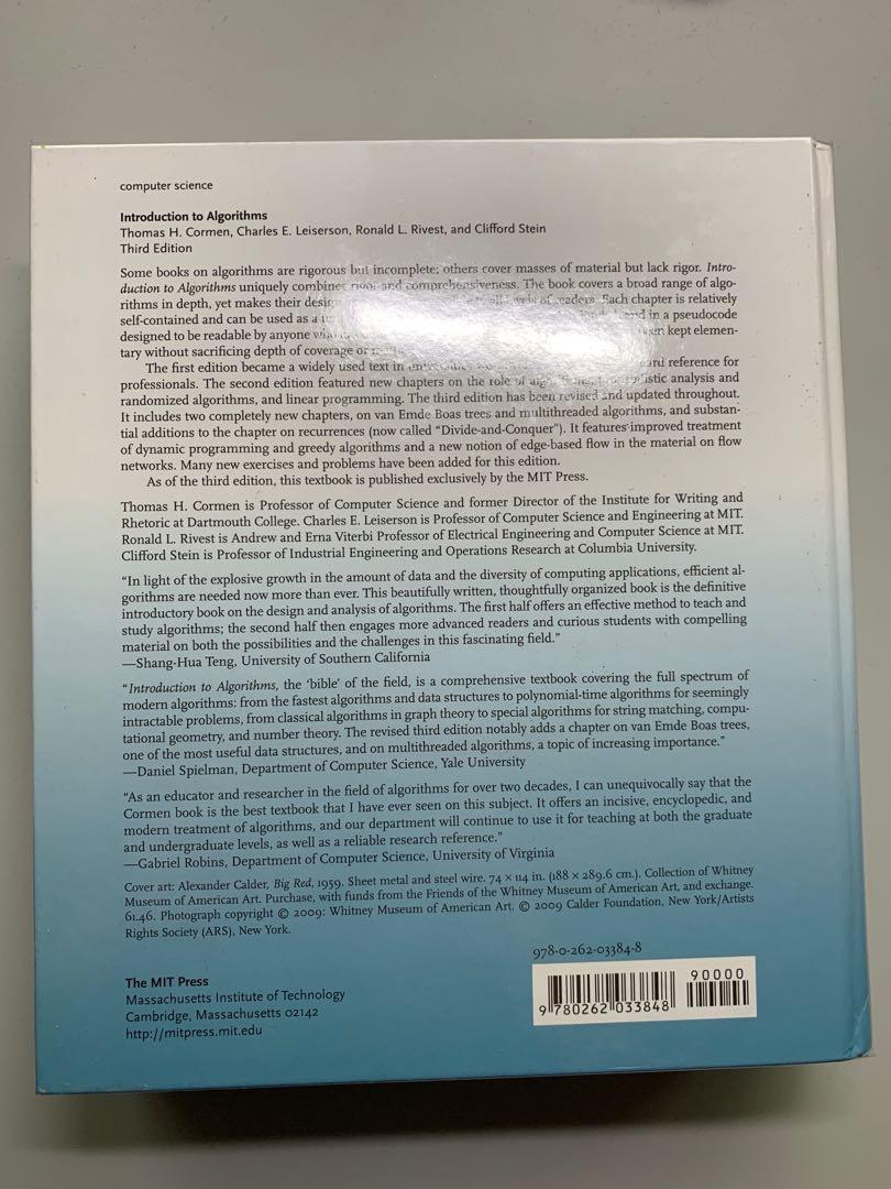 Introduction To Algorithms 3rd Edition Hobbies And Toys Books