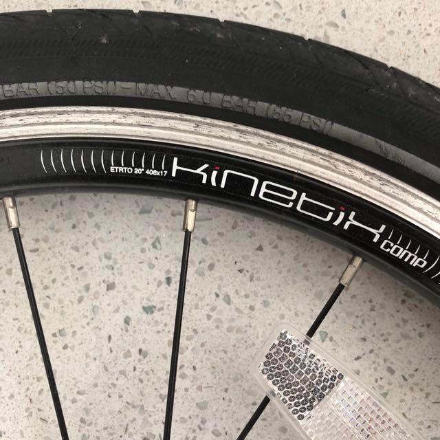 Kinetix Comp 20” 406 x 17 Front and Rear wheels, Sports Equipment ...