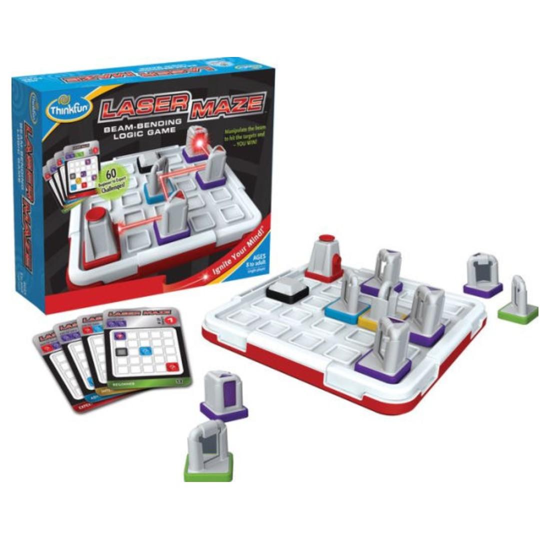 Lazer Maze Logic Board Game STEM Award Winning! AS NEW, Hobbies & Toys ...