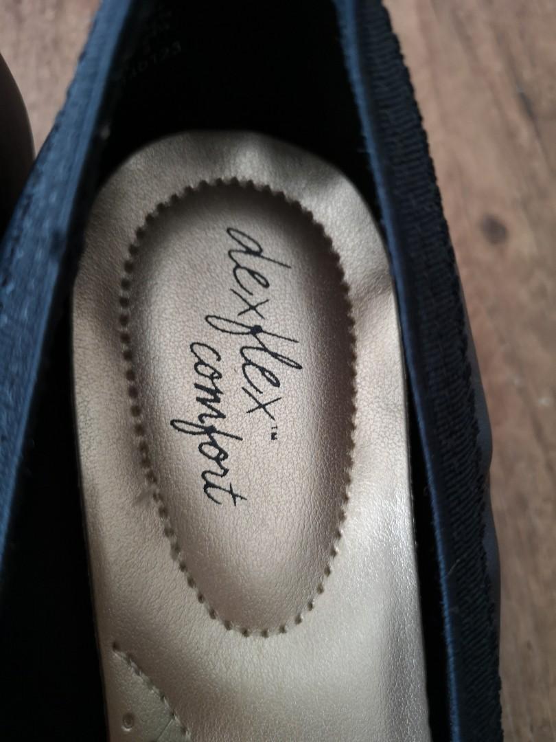 Payless Dexflex Comfort Womens Black Doll Shoes with Mini Heels and ...