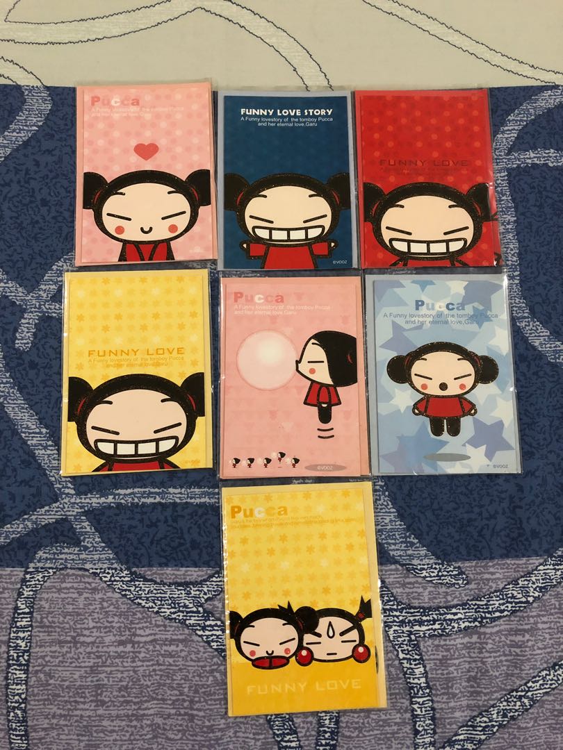 Pucca pucca birthday card, Buku & Alat Tulis, Buku Pelajaran di Carousell