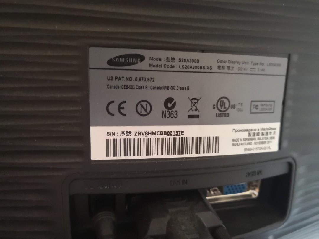 Samsung SyncMaster SA300, Computers & Tech, Parts & Accessories ...