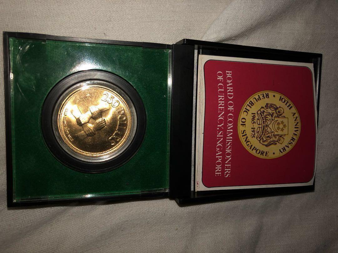 SG GOLD COIN 10th Anniversary (Complete Set of 3), Hobbies & Toys ...