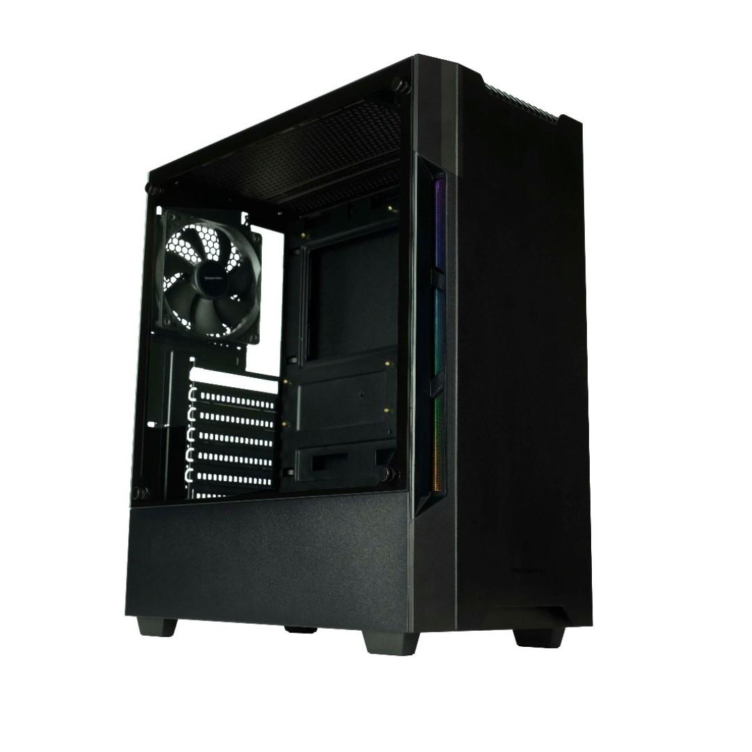 Tecware Nexus Evo ATX Tempered Glass Case with 3*12cm Fans and ARGB LED ...