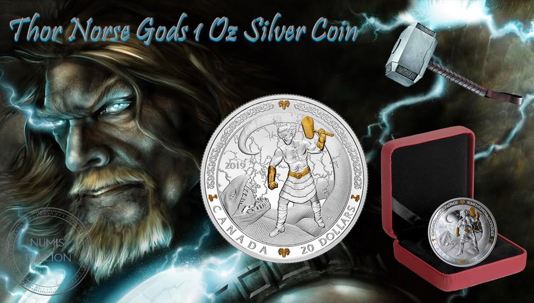 Thor Norse Gods 1 Oz Silver Coin, Hobbies & Toys, Memorabilia ...