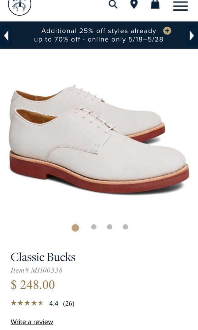 Brooks Brothers Suede Bucks, Men's Fashion, Footwear, Dress Shoes on ...
