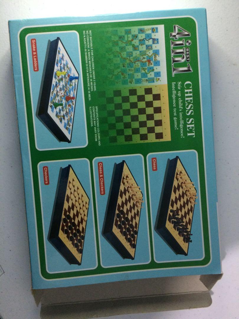 Chess / Checkers / Snake and Ladder, Hobbies & Toys, Toys & Games on ...