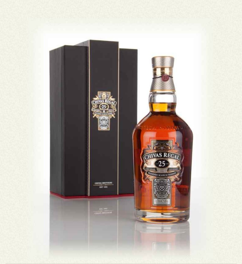 Chivas Regal 25, Food & Drinks, Alcoholic Beverages on Carousell