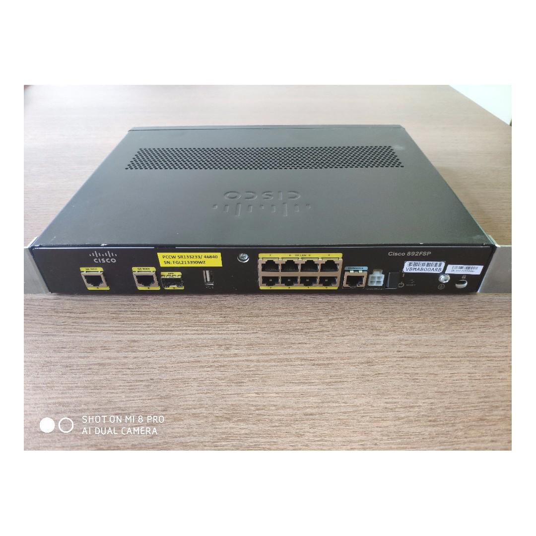 Cisco 892FSP, Computers & Tech, Parts & Accessories, Networking on ...