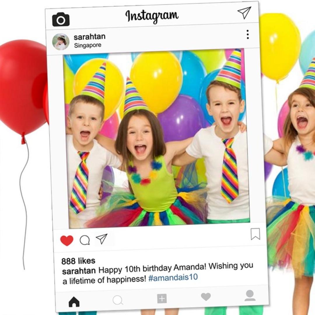 Customised Instagram Photo Frame Prop (Personalized Roving Photobooth ...