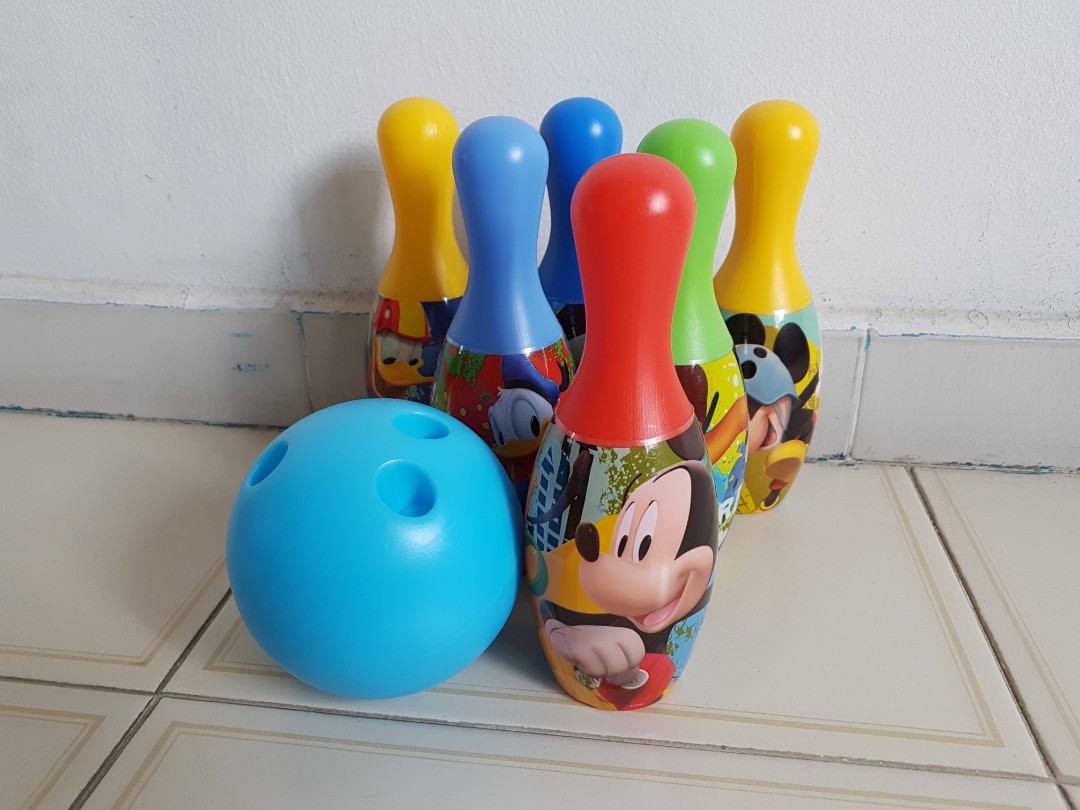 Disney Mickey Donald Goofy bowling toy set, Hobbies & Toys, Toys ...