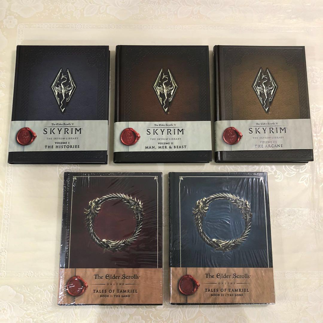 Elder Scrolls Skyrim Library and Elder Scrolls Online Tales of Tamriel ...