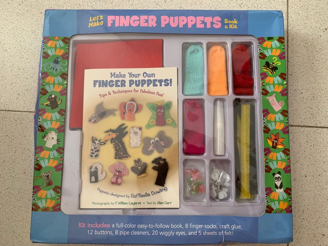 Finger puppets kit, Hobbies & Toys, Toys & Games on Carousell