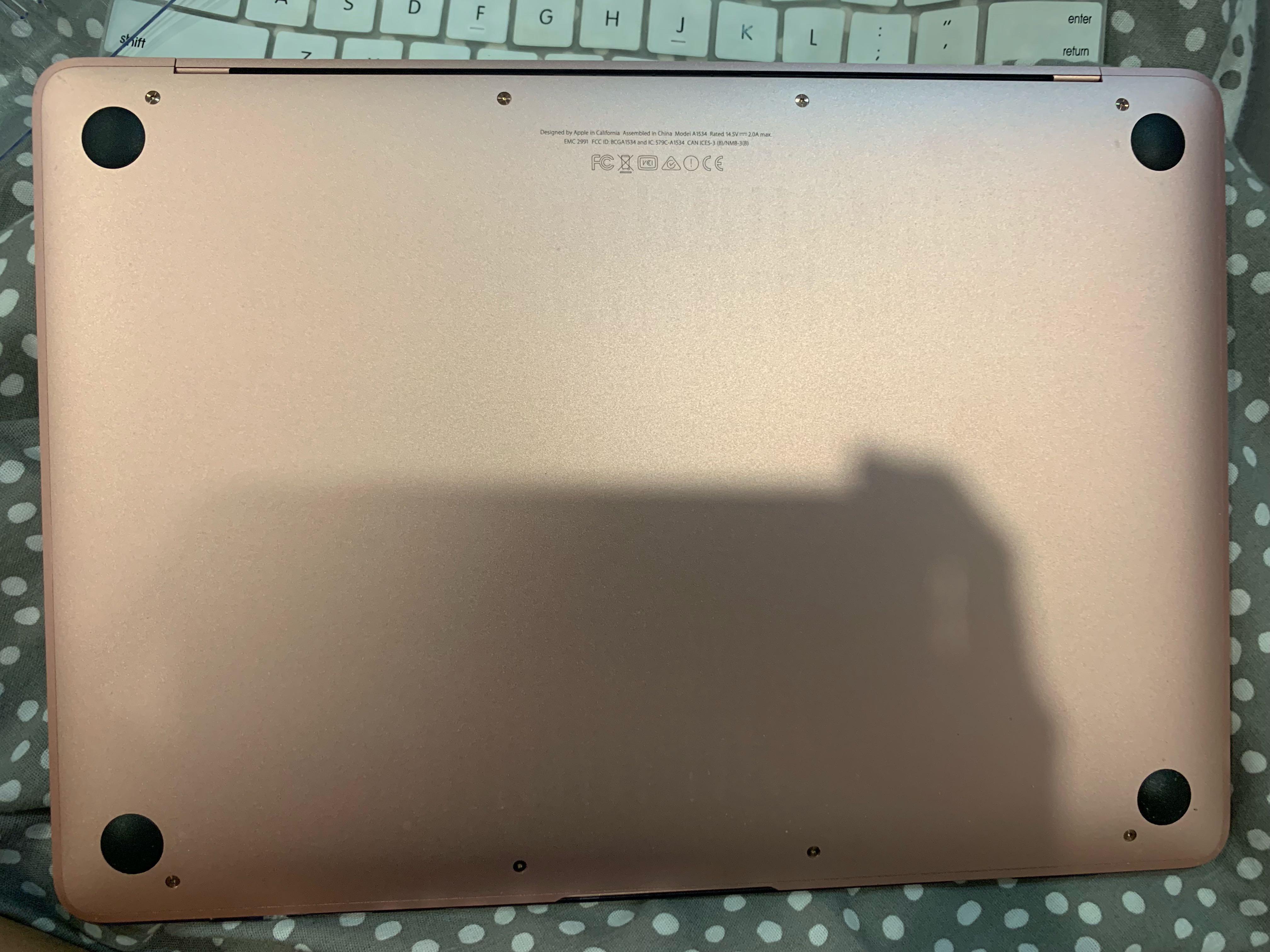 MacBook Rose Gold (Retina, 12-inch, Early 2016), Computers & Tech ...