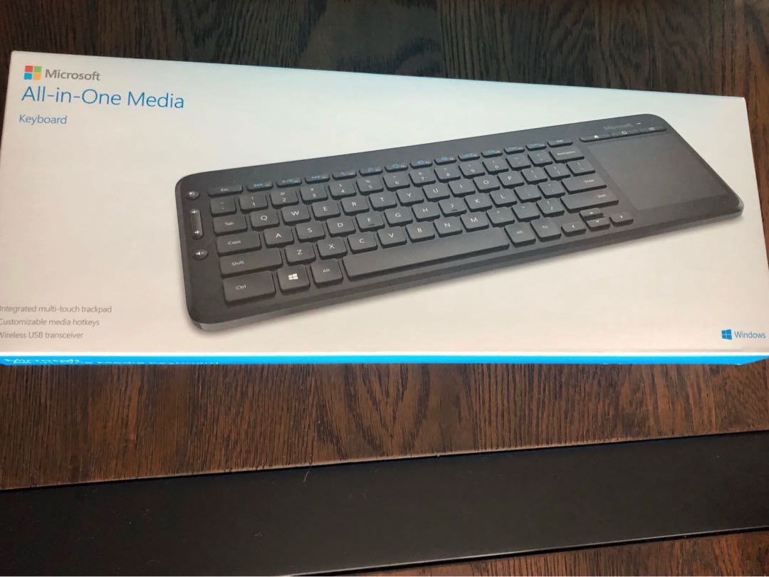 Microsoft Wireless Keyboard (Microsoft All-in-one Media Keyboard ...