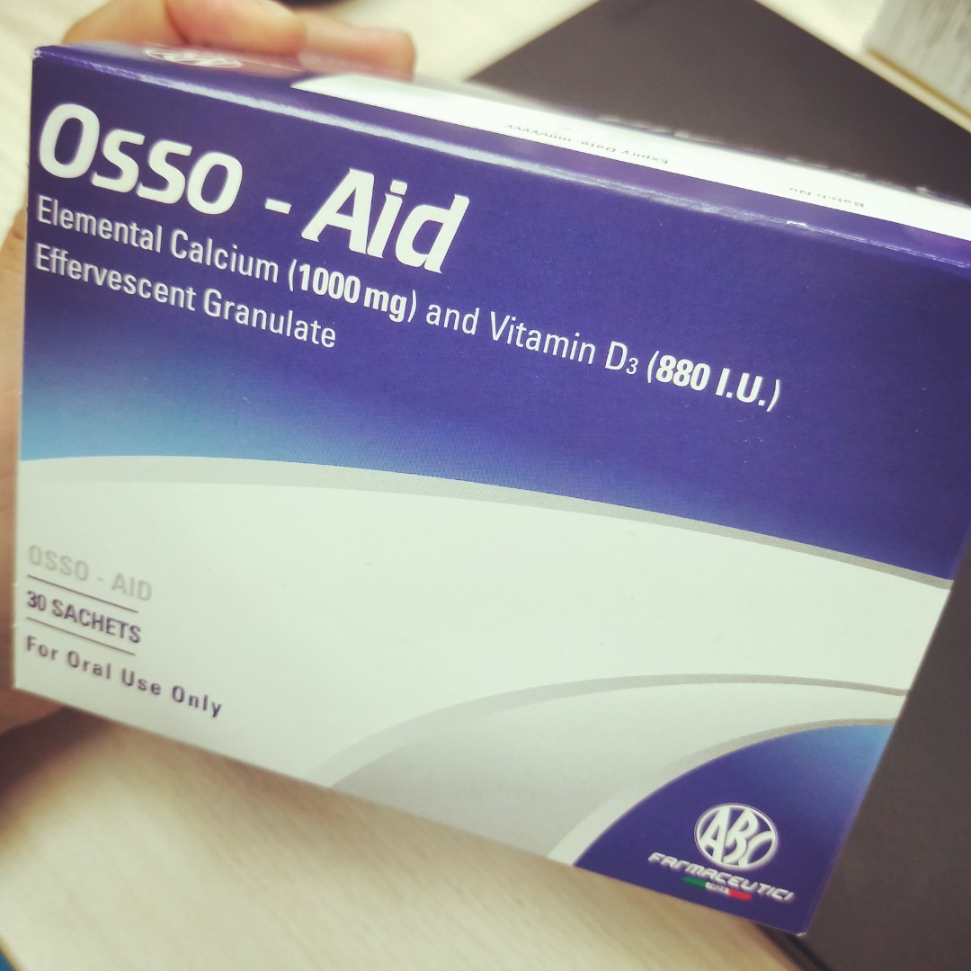 Osso-aid calcium & vitamin D supplement, Health & Nutrition, Health ...