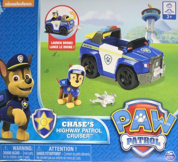 PAW Patrol – Chase’s Highway Patrol Cruiser with Launcher and Chase ...