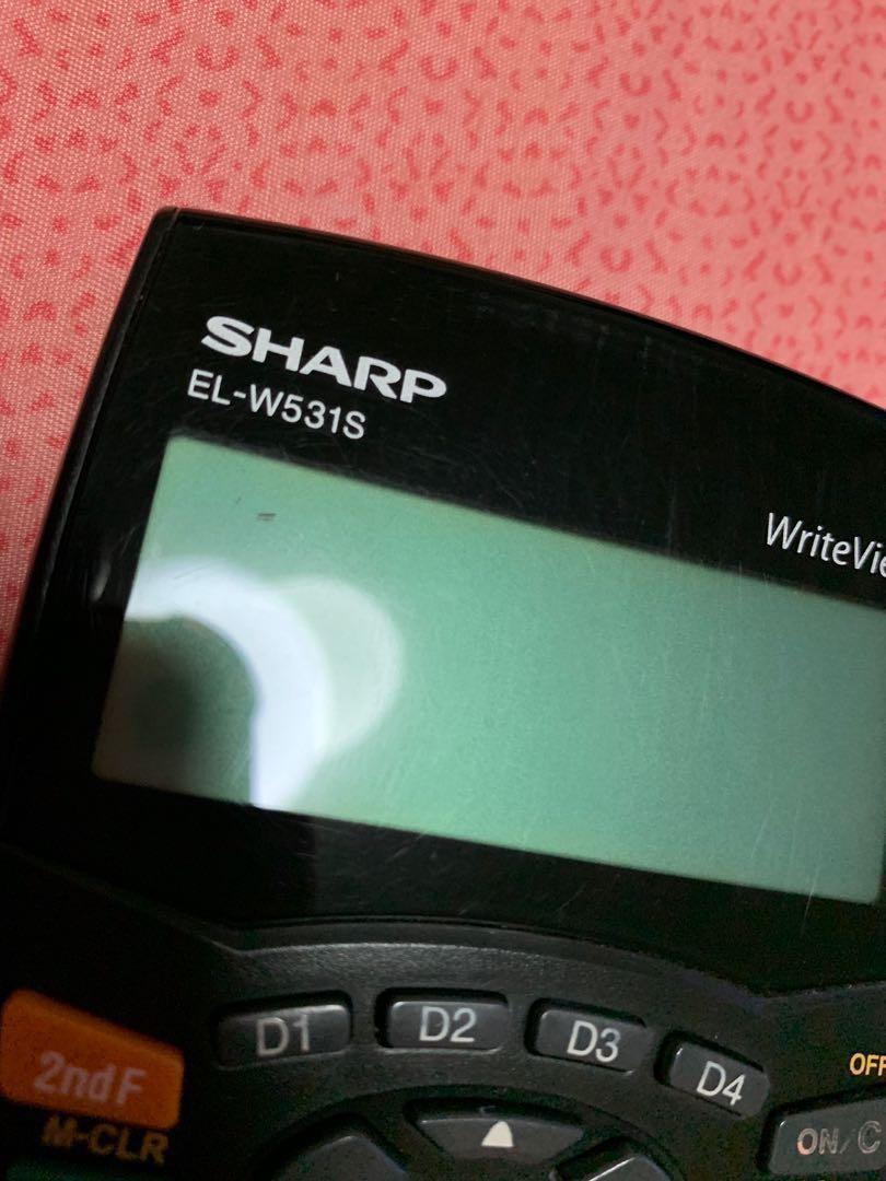 Sharp Calculator (EL-W531S) WriteView Scientific Calculator, Computers ...
